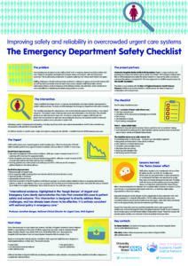 Example Poster ED safety checklist poster FINAL - Health Innovation ...