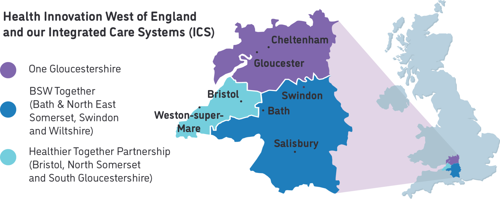 Our region - Health Innovation West of England