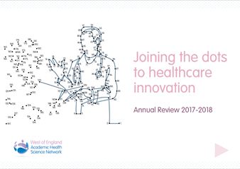 Annual Review cover screengrab - Health Innovation West of England