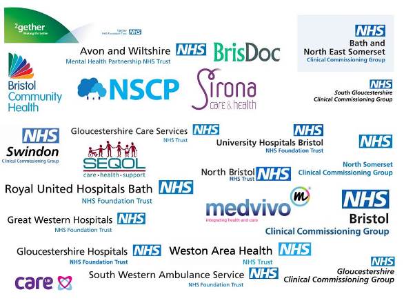 Organisations logos web - Health Innovation West of England